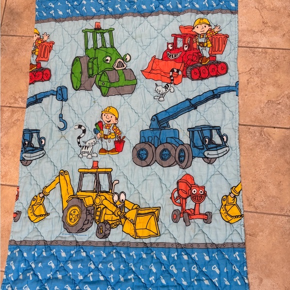 Bob The Builder | Other | Vintage Bob The Builder Blanket | Poshmark